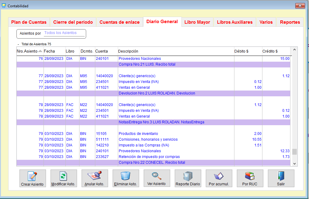 Programa contable monica 11 ecuador - tratohecho.ec